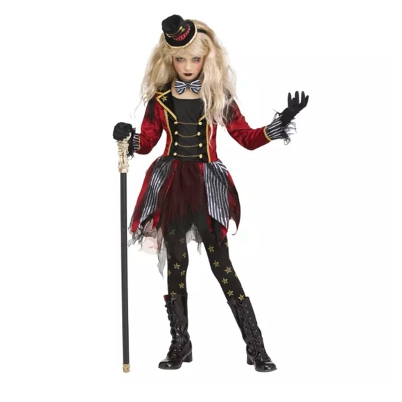 Spirit | Costumes | Spirit Ringmaster Kids Costume Red Black And Gold ...